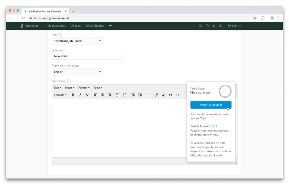 Augmented writing in your Applicant Tracking System – Textio blog