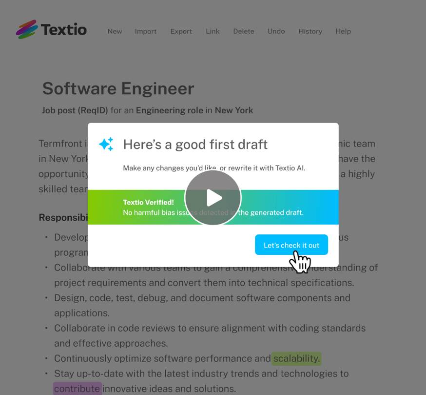 Textio for recruiters - AI-powered job posts and employer brand – Textio
