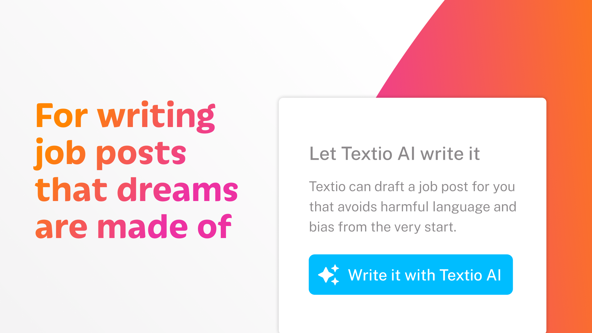 Textio Loop – Attract top talent with inclusive job posts – Textio